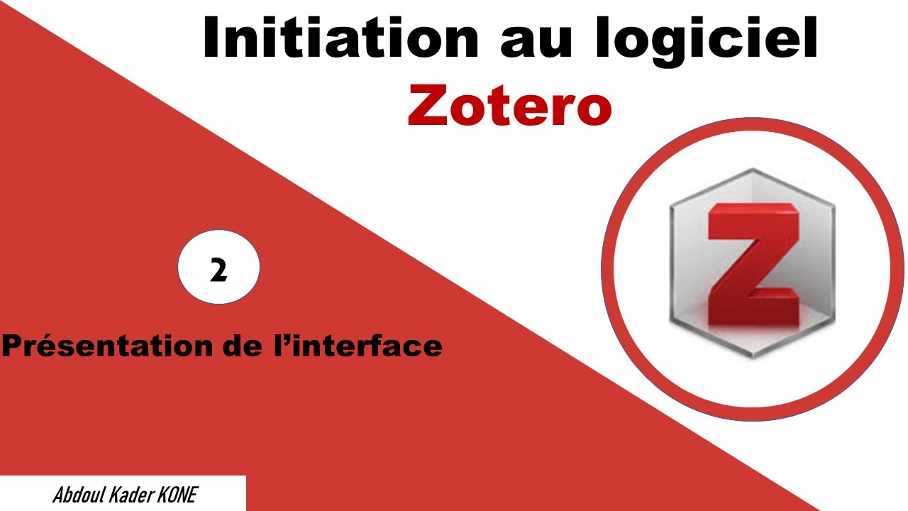 Tuto 2 : présentation de l'interface de Zotero - YouTube