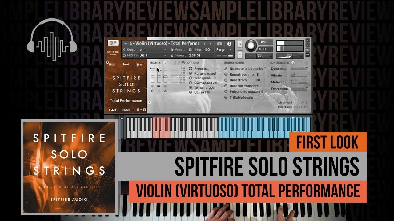 First Look: Updated Spitfire Solo Strings Violin Virtuoso Total Performance - YouTube