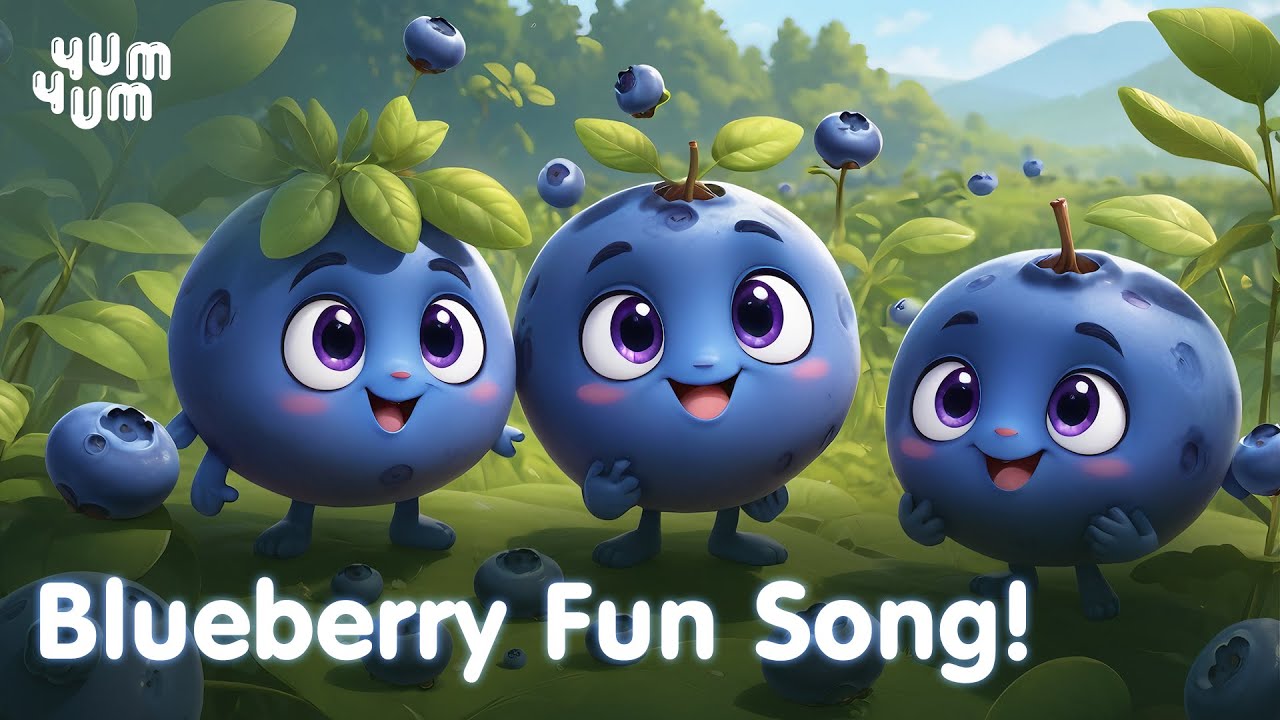 Blueberry Fun Song! 🍇l A Fun and Educational Song for Kids 🎶 # ...