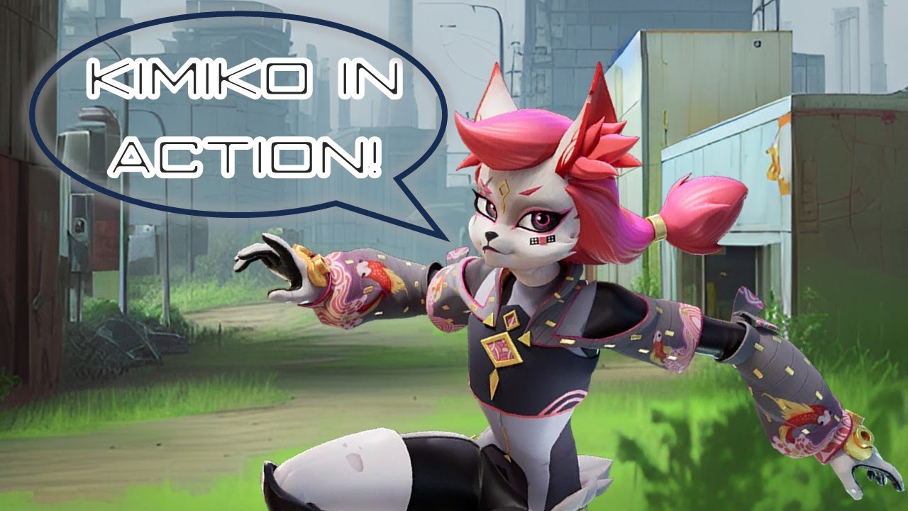 Kimiko Five-Tails showcase in-game! - Fortnite Canny Valley Industrial ...