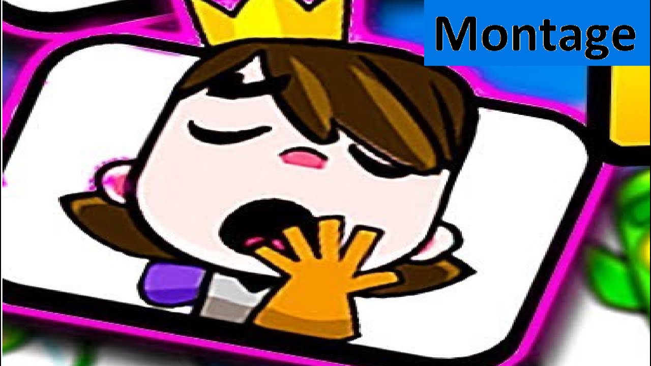 Clash Royale - Yawning Princess Montage - Funny Moments - YouTube