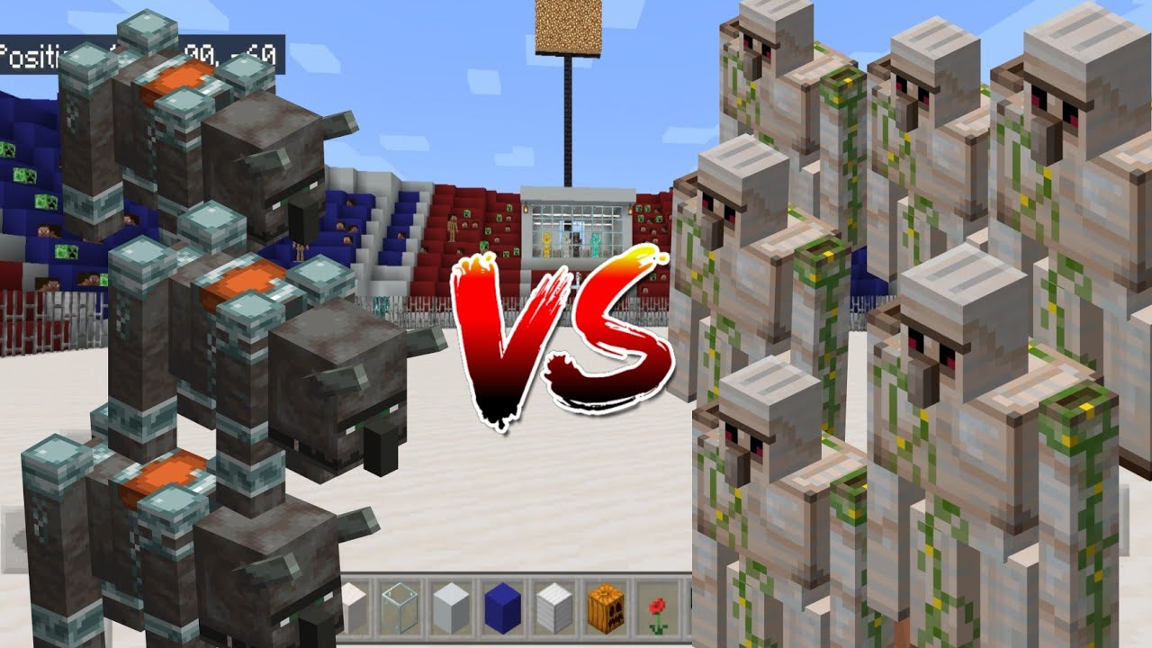 Mob Battle in My Stadium || Minecraft war - YouTube