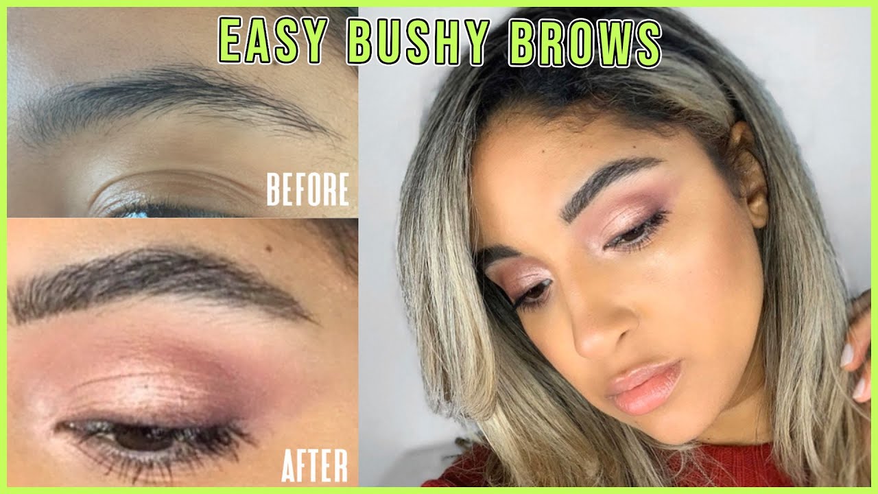 How To: Bushy Brows in 5 minutes | Michymakesup - YouTube