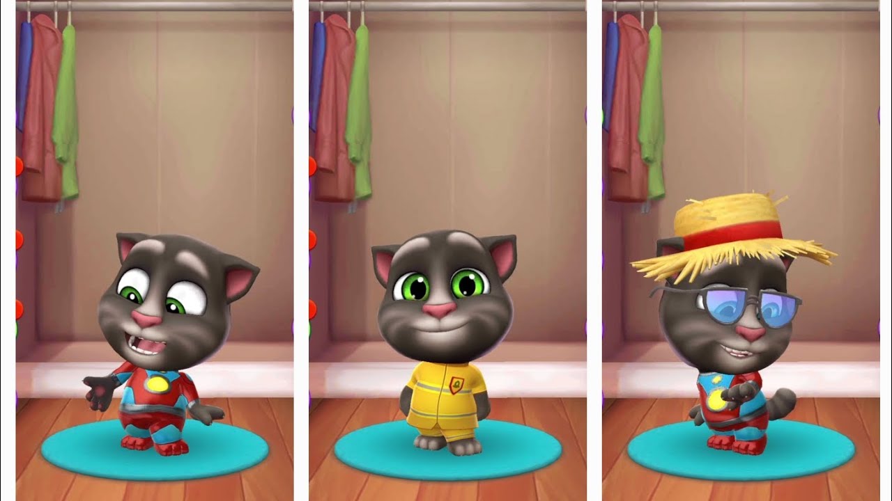 My Talking Tom 2 : changing image - YouTube