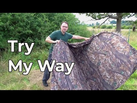 How to Put Up and TAKE DOWN a Dome Hide: Wildlife Photography (Blind)