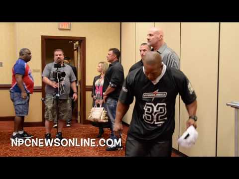 2016 Olympia Men's 212  Bodybuilding Athletes Meeting- NPCNEWSONLINE