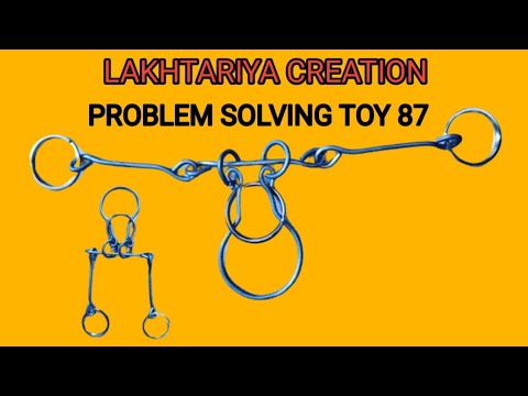 PROBLEM SOLVING TOY 87 #PUZZLE 87 #METAL #WIRE #RING #PUZZLE SOLUTION # ...