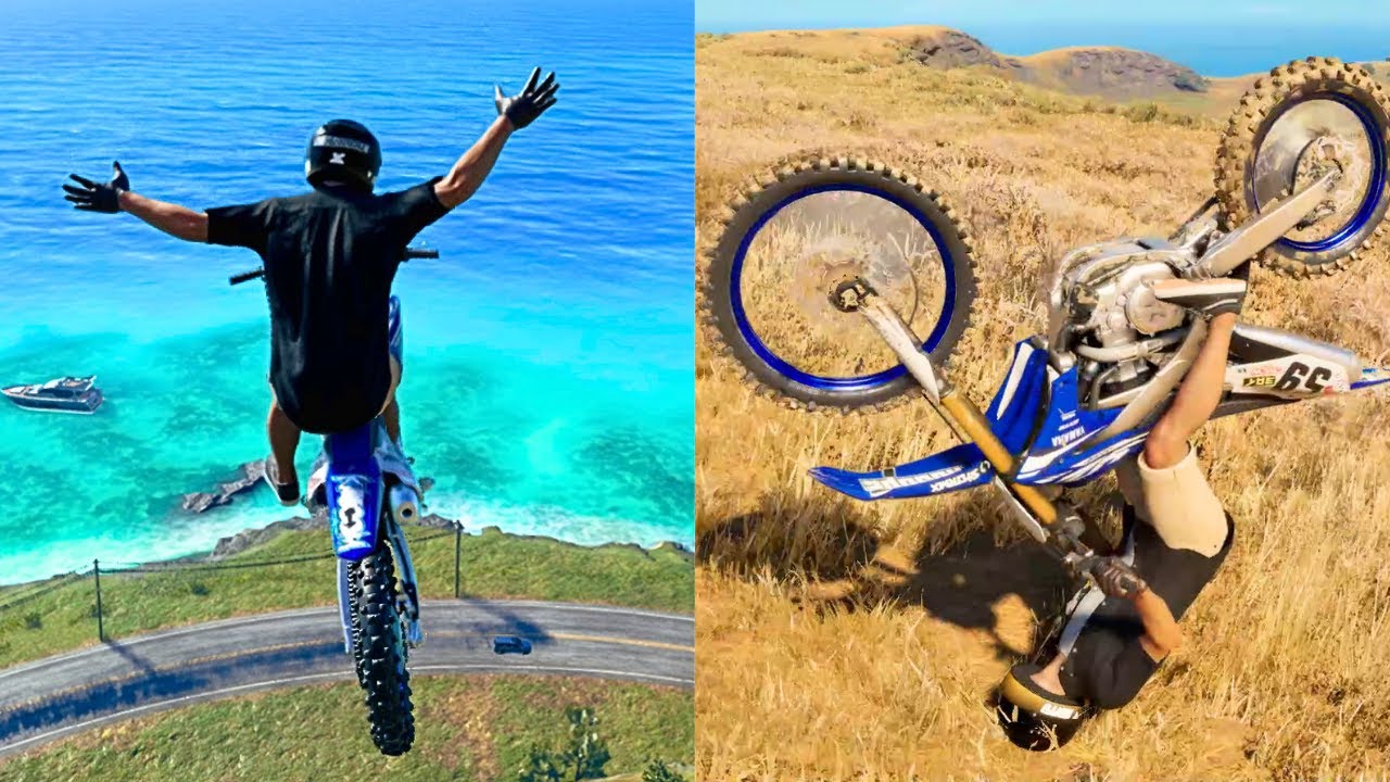 EXTREME Dirt Bike STUNTS Compilation in The Crew Motorfest - YouTube