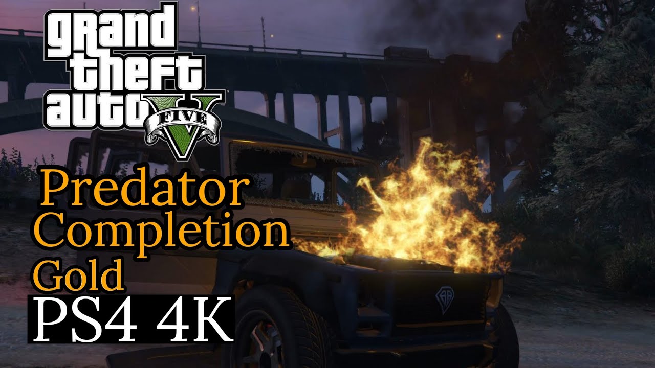 Gta 5 Mission #43 Predator 4K 60Fps Completion gold - YouTube