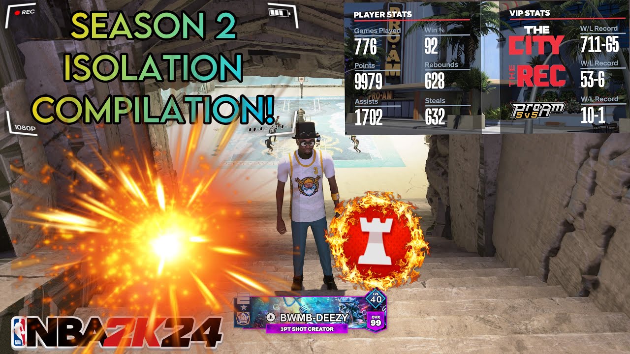 NBA 2K24 Next Gen Season 2 ISOLATION COMPILATION + SEASON 2 VIP STATS ...