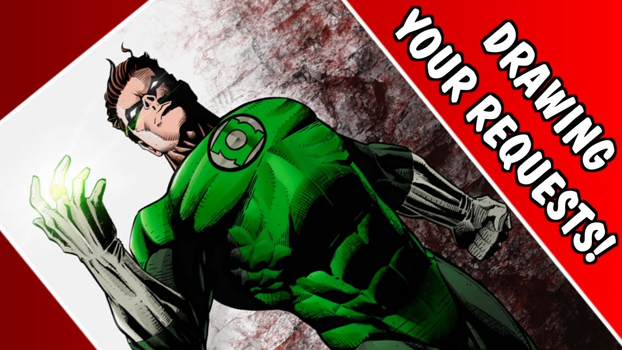 You Tell - I draw! GREEN LANTERN! - YouTube