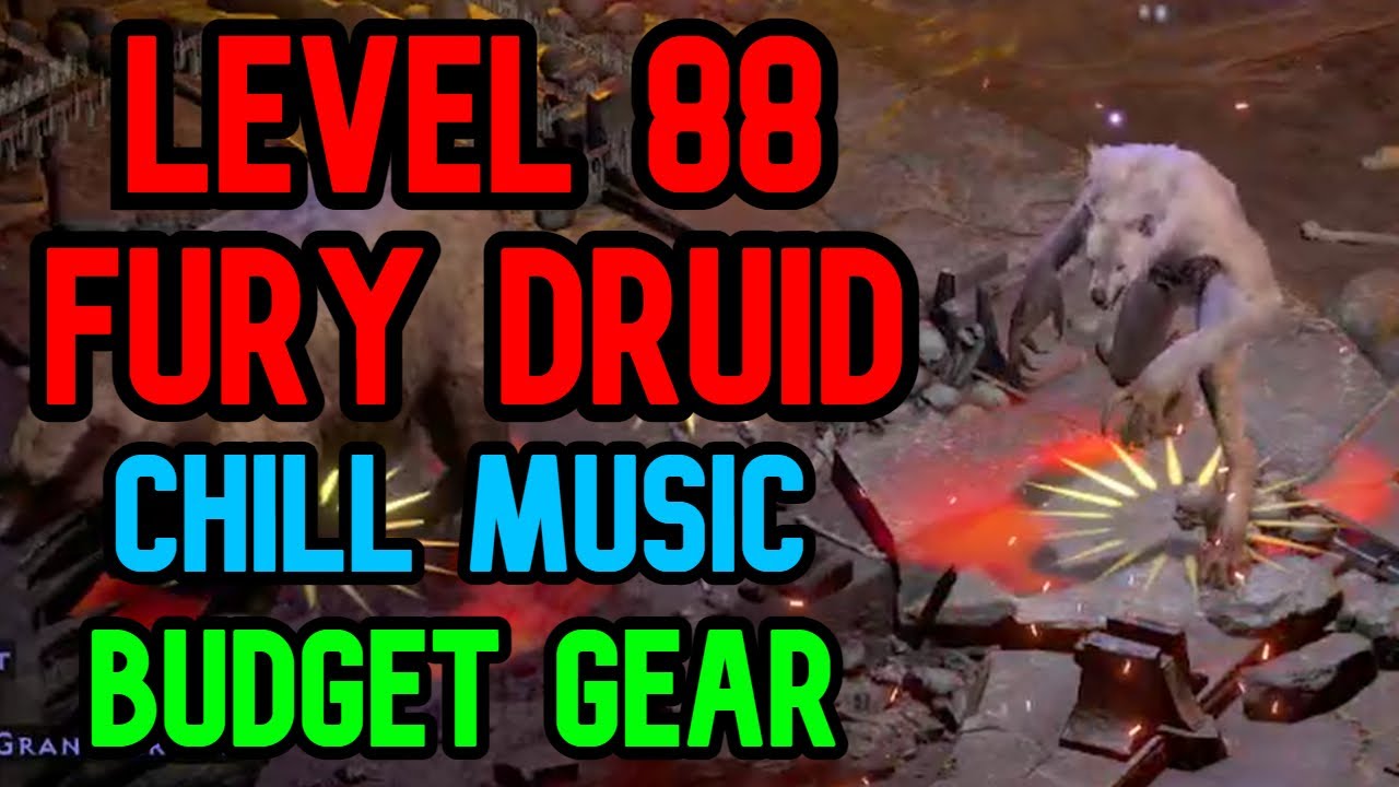 [Diablo 2] Level 88 Fury Druid GAMEPLAY + GEAR - YouTube