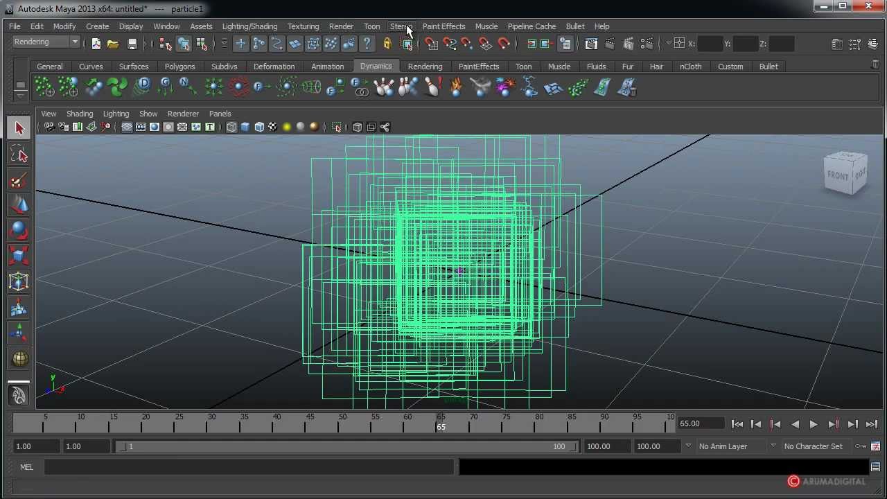 Tutorial 3D Maya 093 Dinamicas Particulas Sprites - YouTube