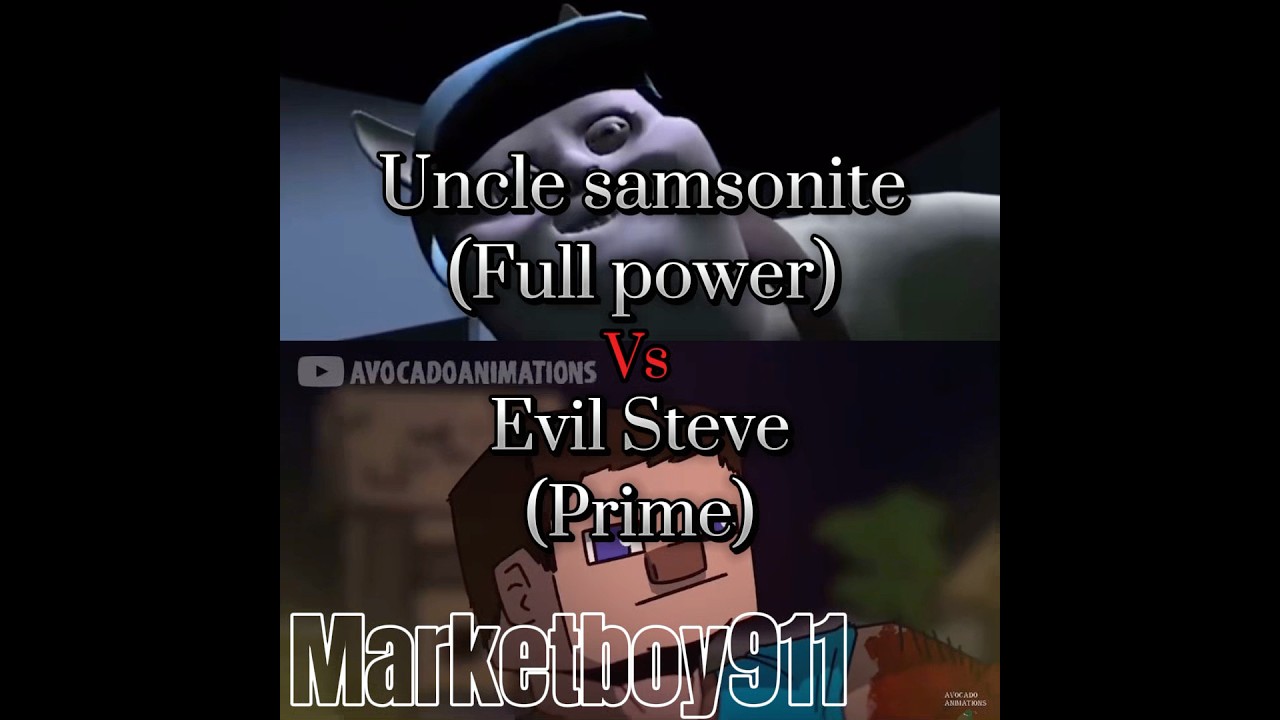 Uncle samsonite vs evil Steve (avocado animation) thank you for the 50 ...