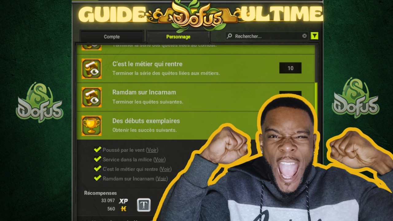 QUÊTE DOFUS | Comment Réussir Le Succès Ramdam Sur Incarnam | Guide ...