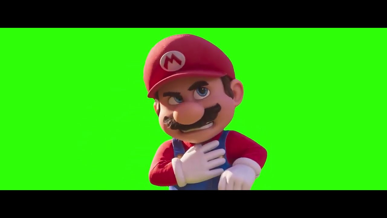 The Super Mario Bros Mario Appearance Part Green Screen - YouTube