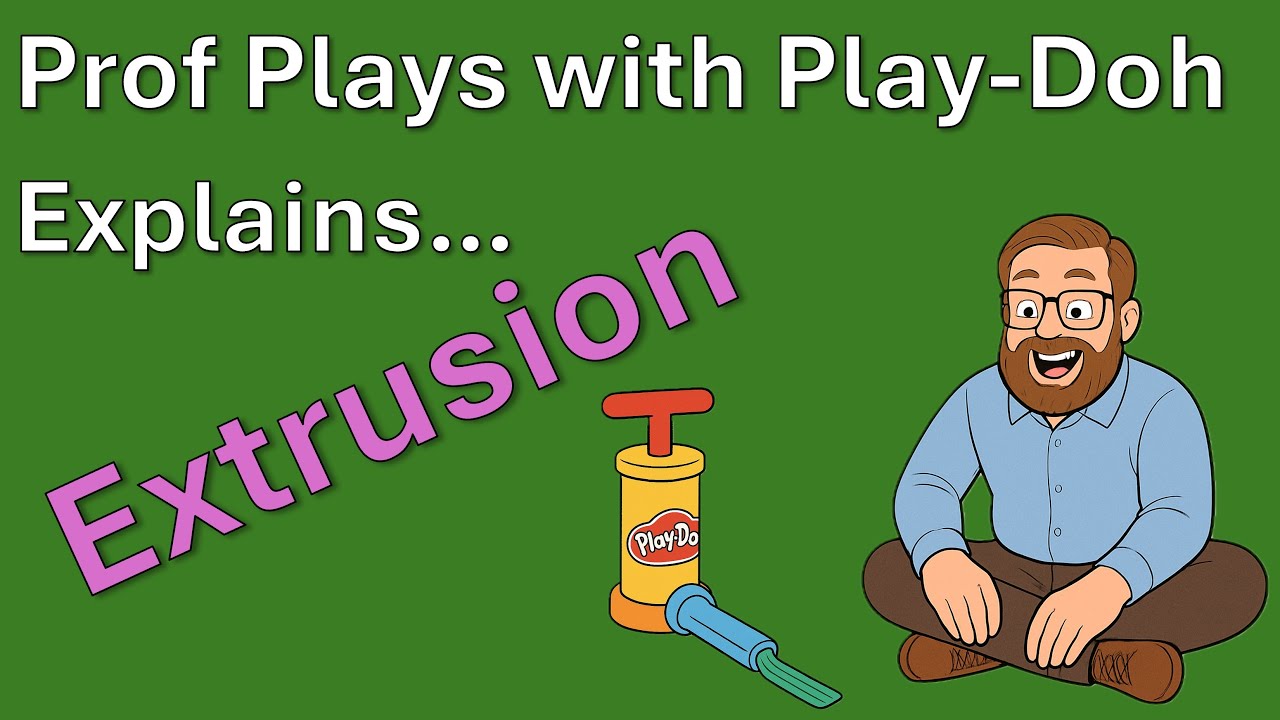 Professor Plays with Play-Doh to Explain...Extrusion - YouTube
