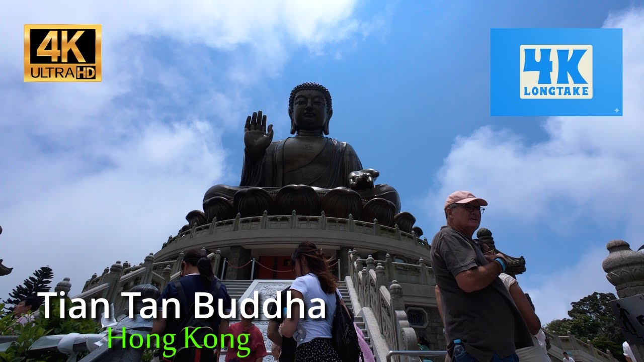 [4K] Tian Tan Buddha Hong Kong 4K Walking Tour | The Big Buddha on ...