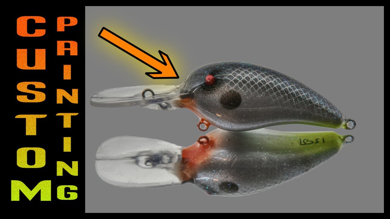 CUSTOM PAINTING CRANKBAITS | Cold Water Pattern | Hot Shad - YouTube