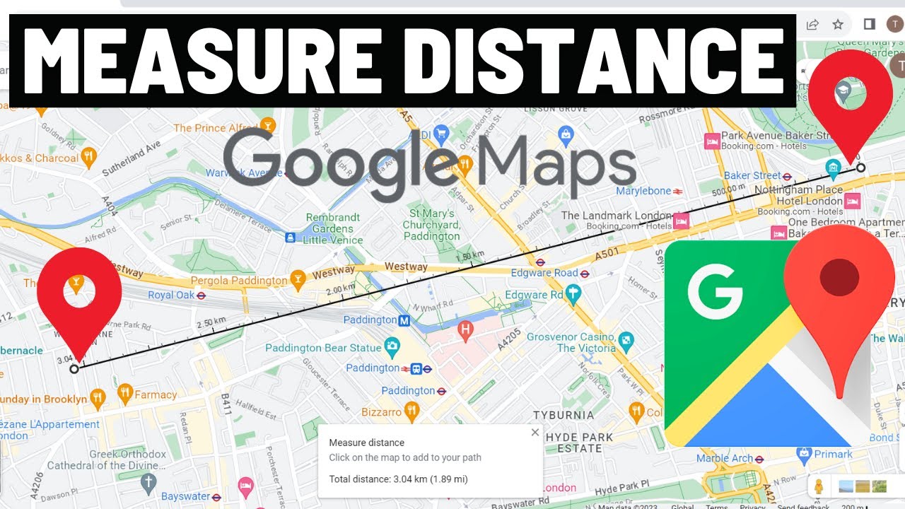 How to Measure Distance on Google Maps 2025 - YouTube