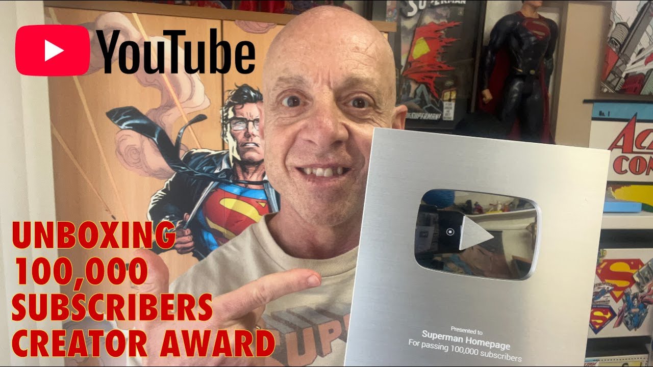 Unboxing My YouTube 100,000 Subscribers Creator Award - YouTube