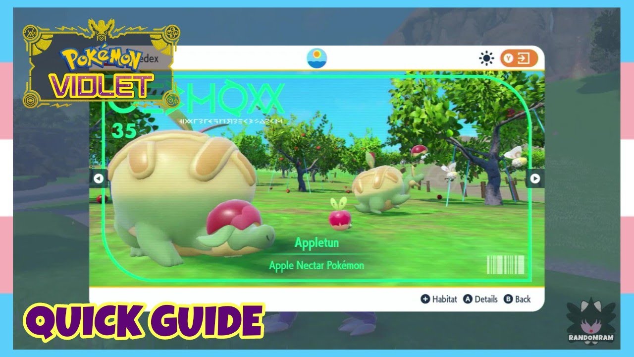 Where To Catch Appletun In Pokemon Scarlet & Violet *The Teal Mask ...