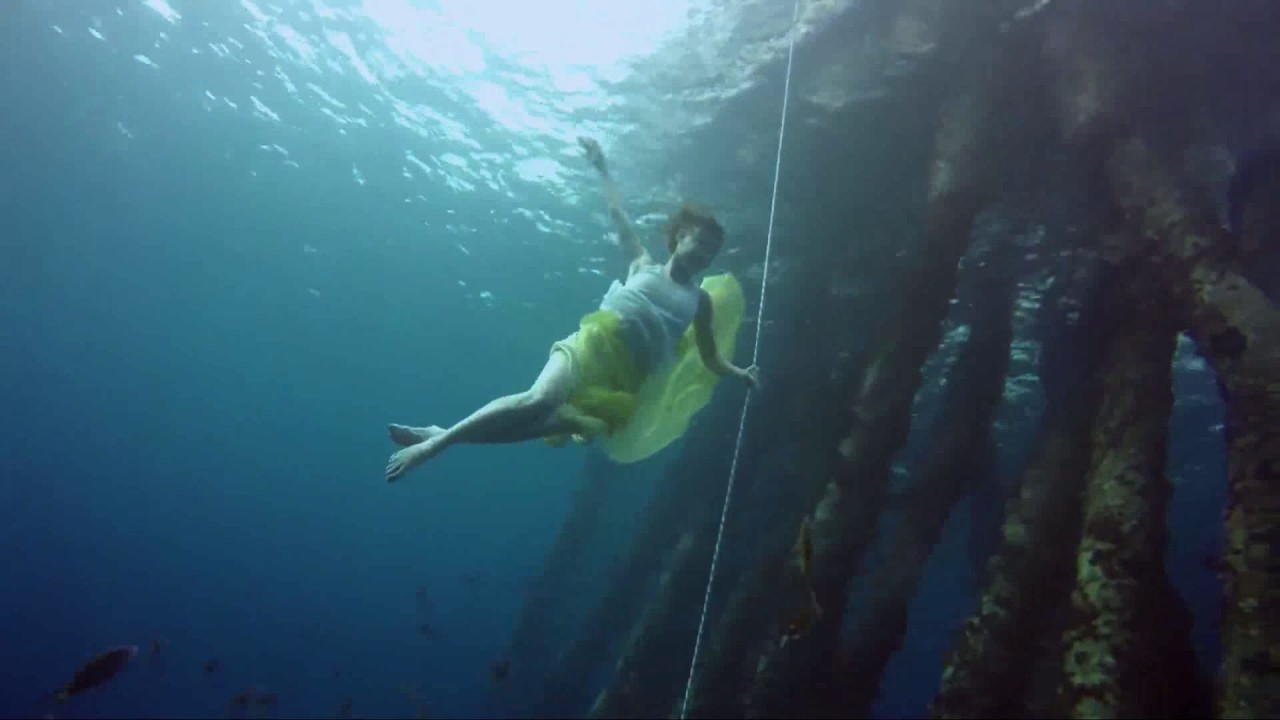 Underwater pole dance in Caribbean Sea - YouTube