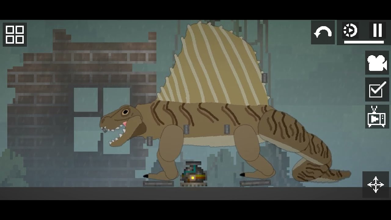 Melon Playground Dimetrodon Mod by Meee - YouTube