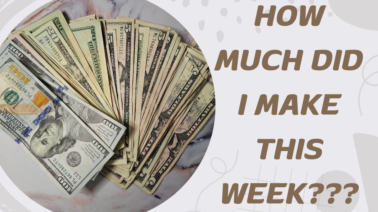 What I Make in a Week as a Server | Weekly Cash tip Count | Cash Budget ...