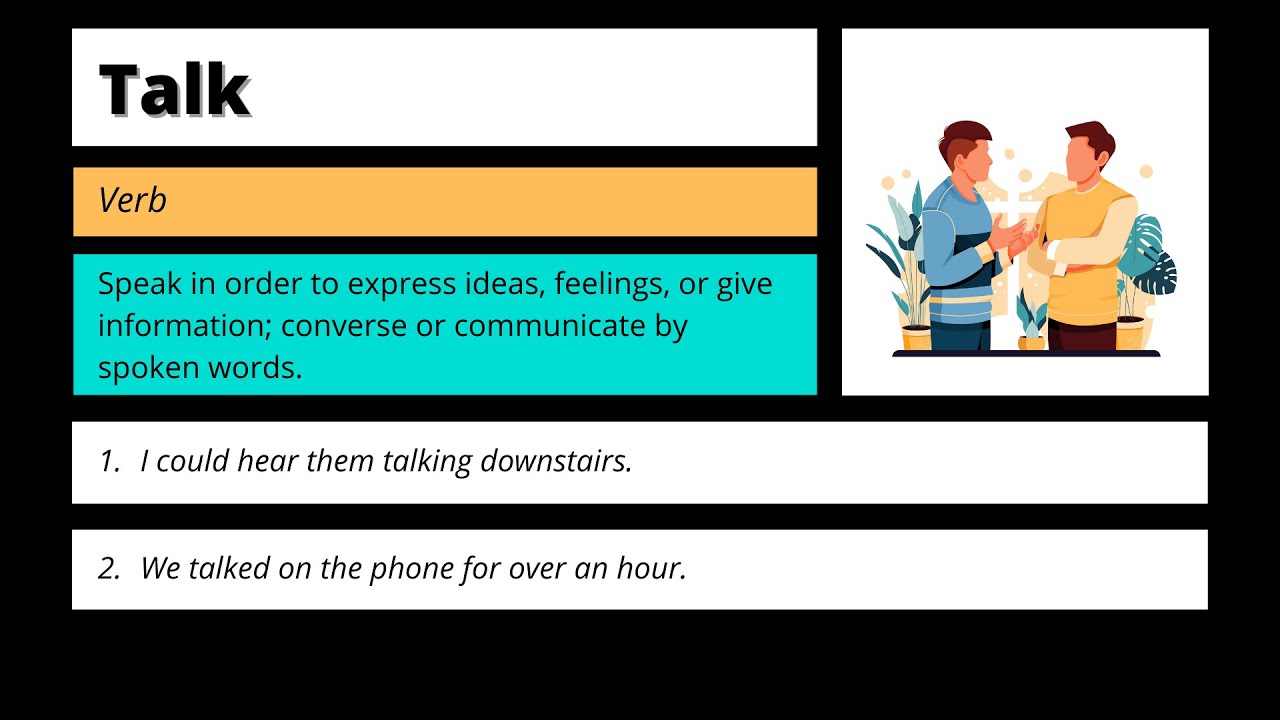 Talk - Verb | Pronunciation | Definition | Examples - YouTube