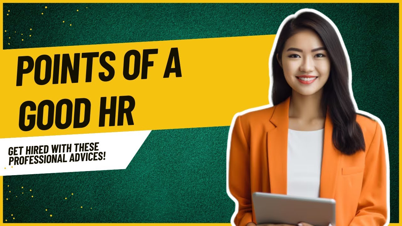 Points of a Good HR - YouTube