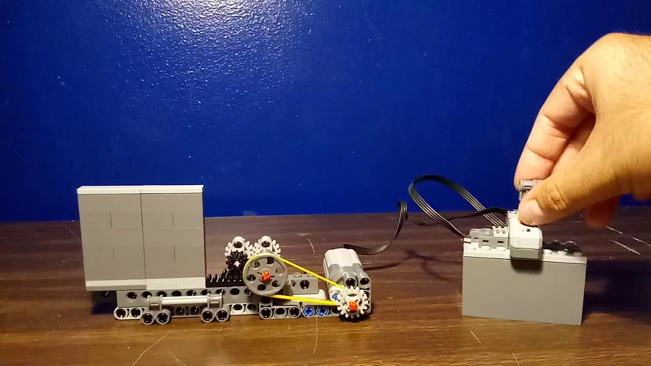 Lego automatic sliding door - YouTube