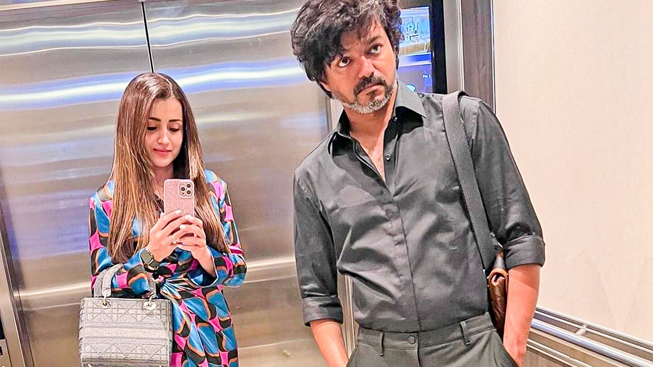 Trisha in Thalapathy Vijay's The GOAT Movie? 😱 Glimpse & Chinna Chinna ...