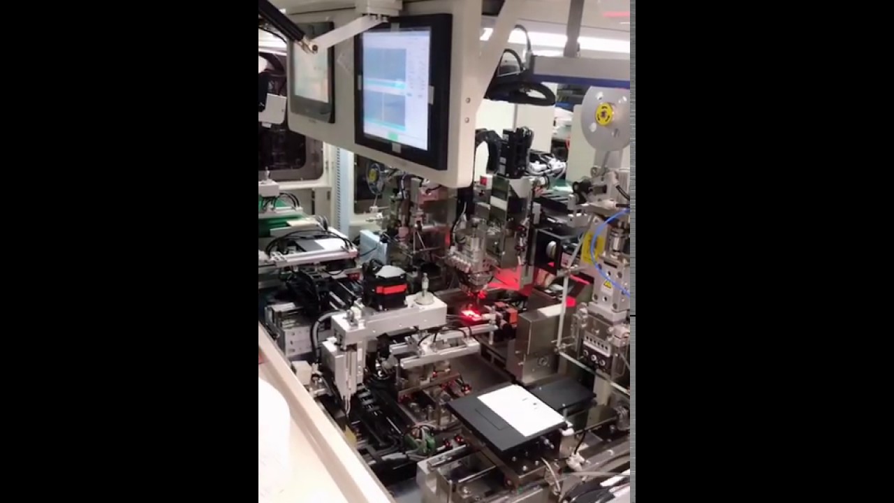 LCD display production line and equipment - YouTube