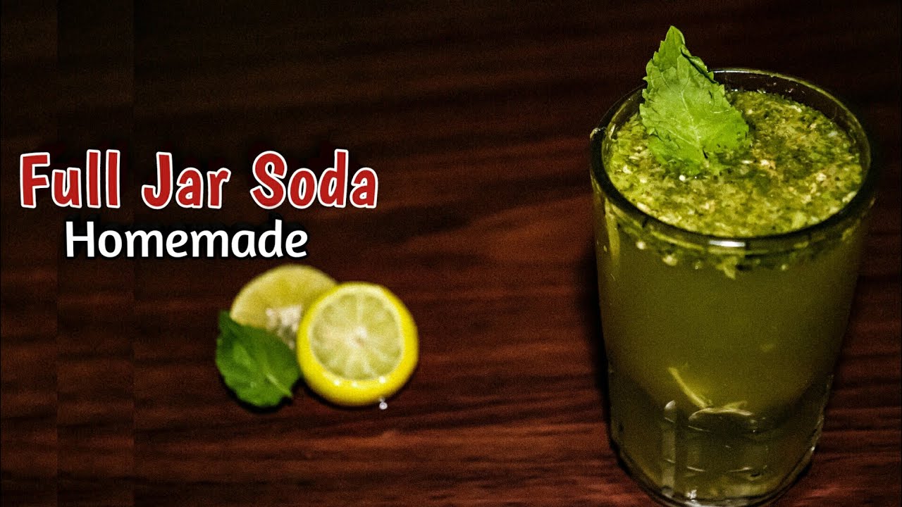 Full Jar Soda Homemade #Kerala Style - YouTube