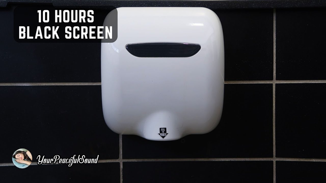 Hand Dryer Sound | Soothing White Noise Sounds | Relax, Sleep, Study or ...