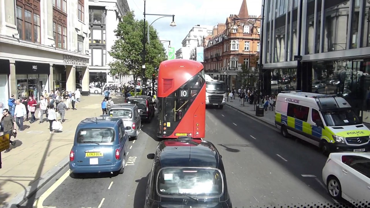 Victoria To Euston on a 390 Bus - YouTube