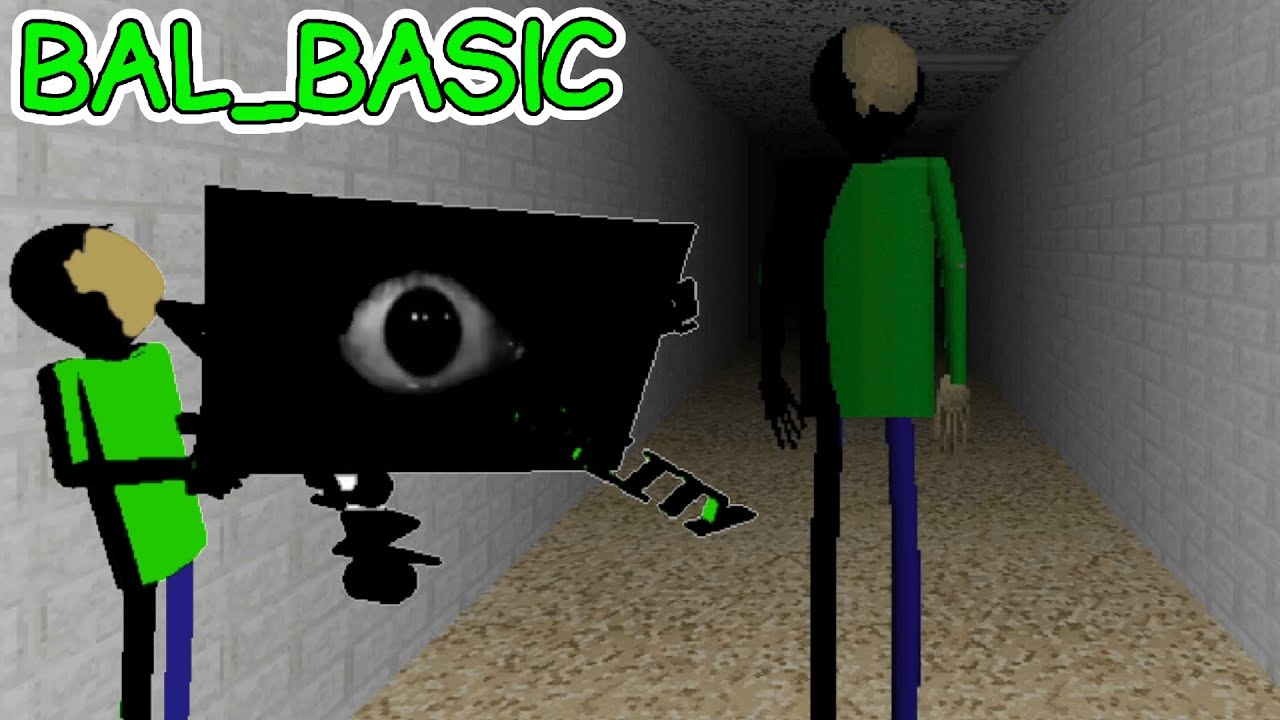 BAL_BASIC // Scary Faceless Baldi Baldi's Basics - YouTube