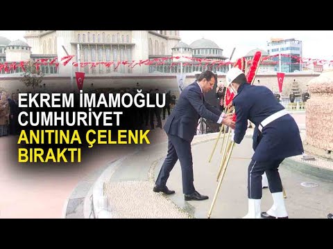 Ekrem İmamoğlu'ndan 29 Ekim kutlaması! Vatandaşların bayramını da tebrik etti!