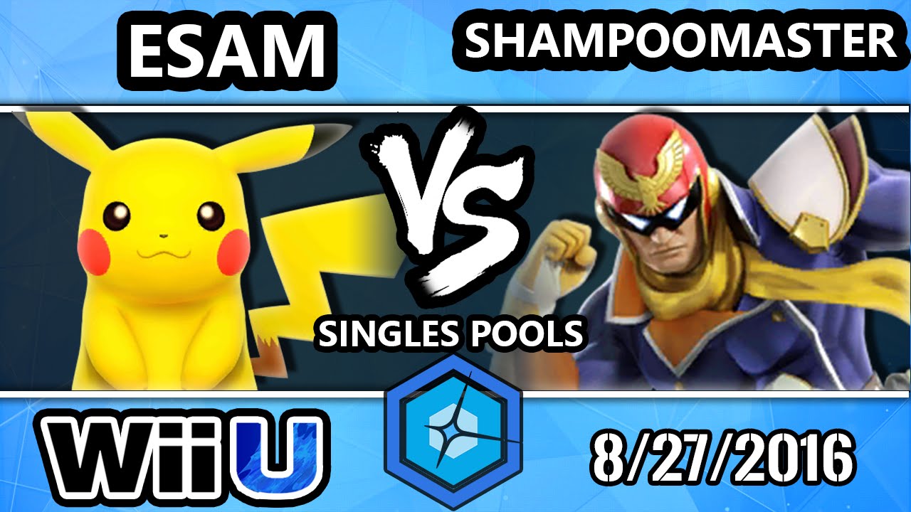 Shine 2016 Smash 4 - PG | ESAM (Pikachu) Vs. Shampoo (Captain Falcon ...