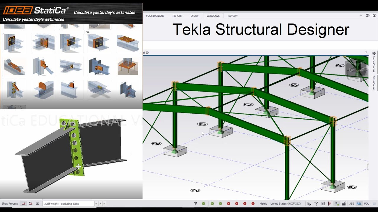 IDEA StatiCa and Tekla Structural Designer /Best Method to Design Apex ...