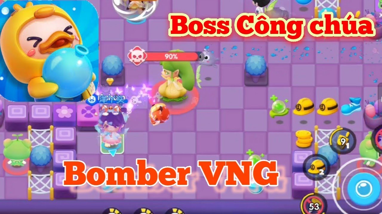 Bomber VNG ( Boom Online ) : Săn boss công chúa yêu tinh - YouTube
