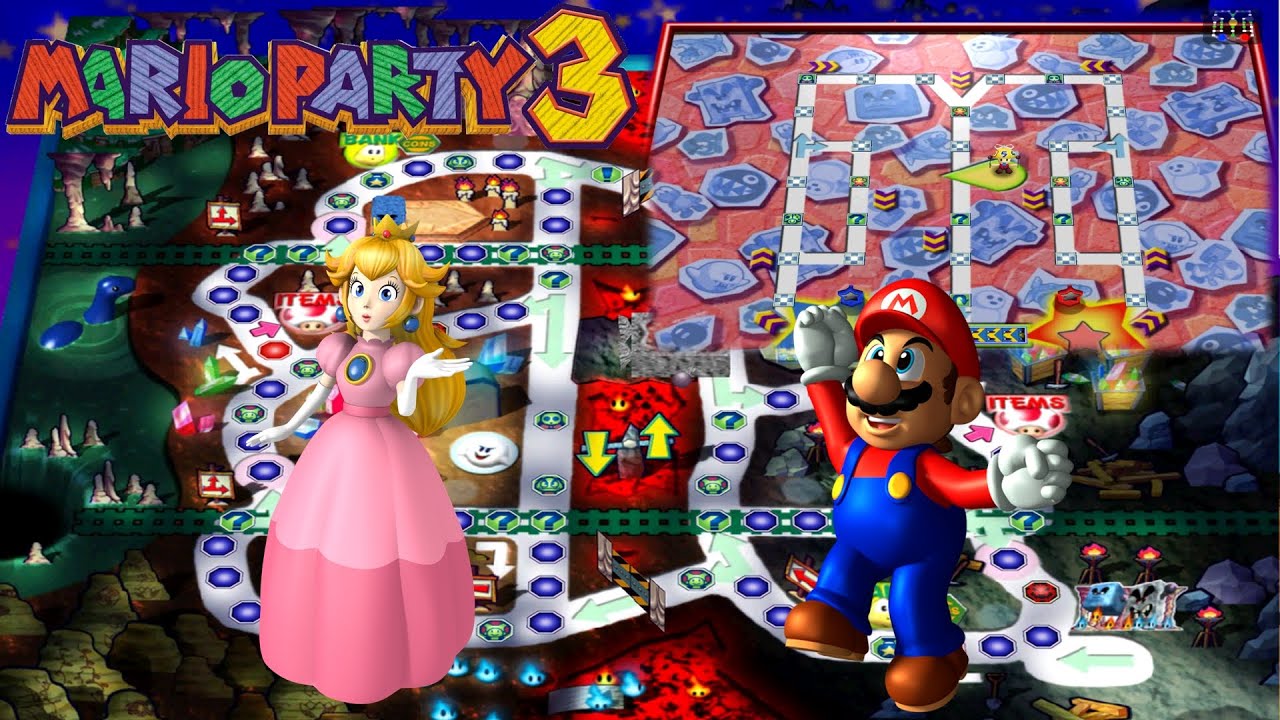 Mario Party 3 - Quest for the Star Stamp - Part 5 - Courage Star (vs ...