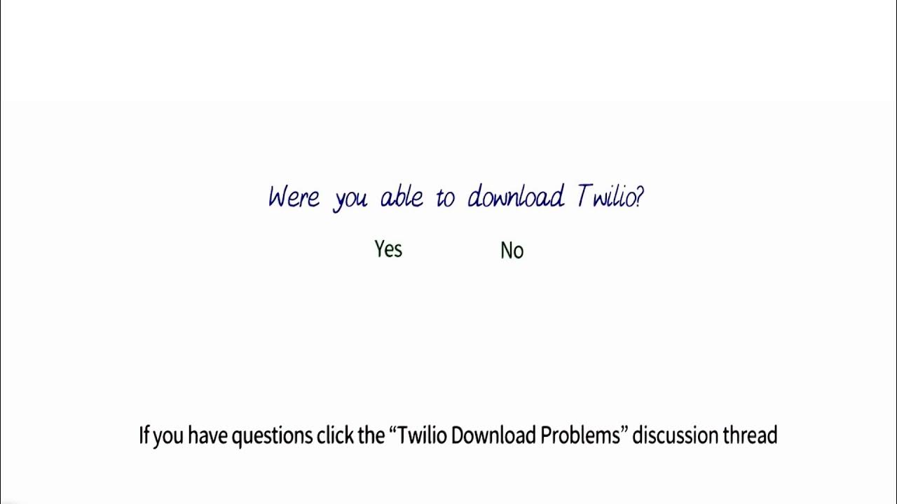 Twilio Download Feedback - Programming Foundations with Python - YouTube