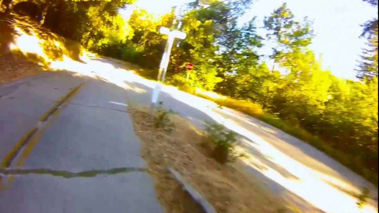 Old Santa Cruz Highway between Hwy 17 and Summit Road - YouTube