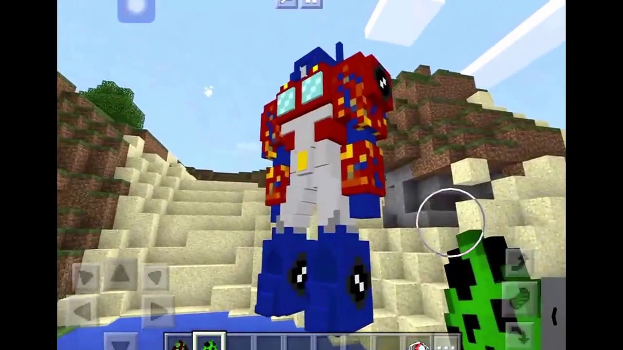 Transformers addon (Minecraft addon) - YouTube