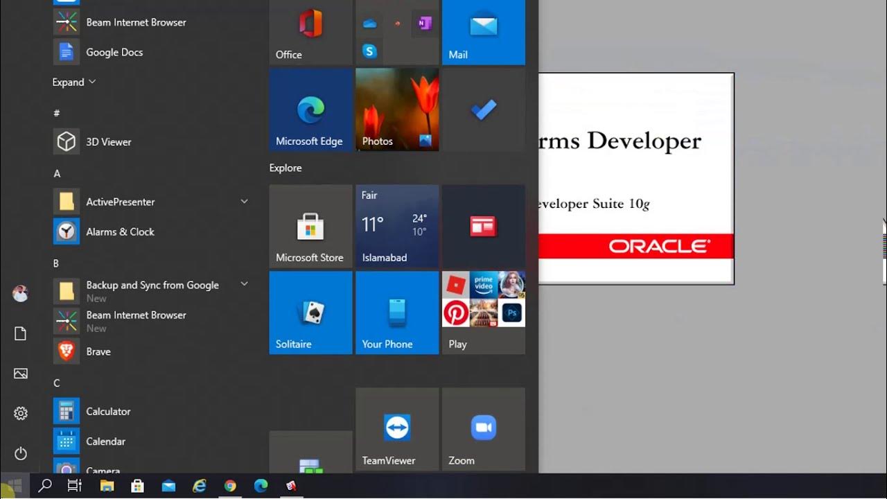 Open report on Button in Oracle Forms Builder - YouTube