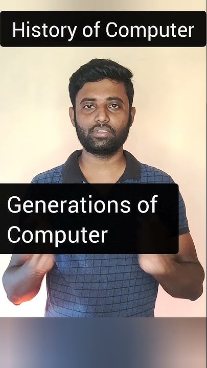 Computer Generations History Of Computer Tamil Coding Awareness Shorts Tamil Youtube