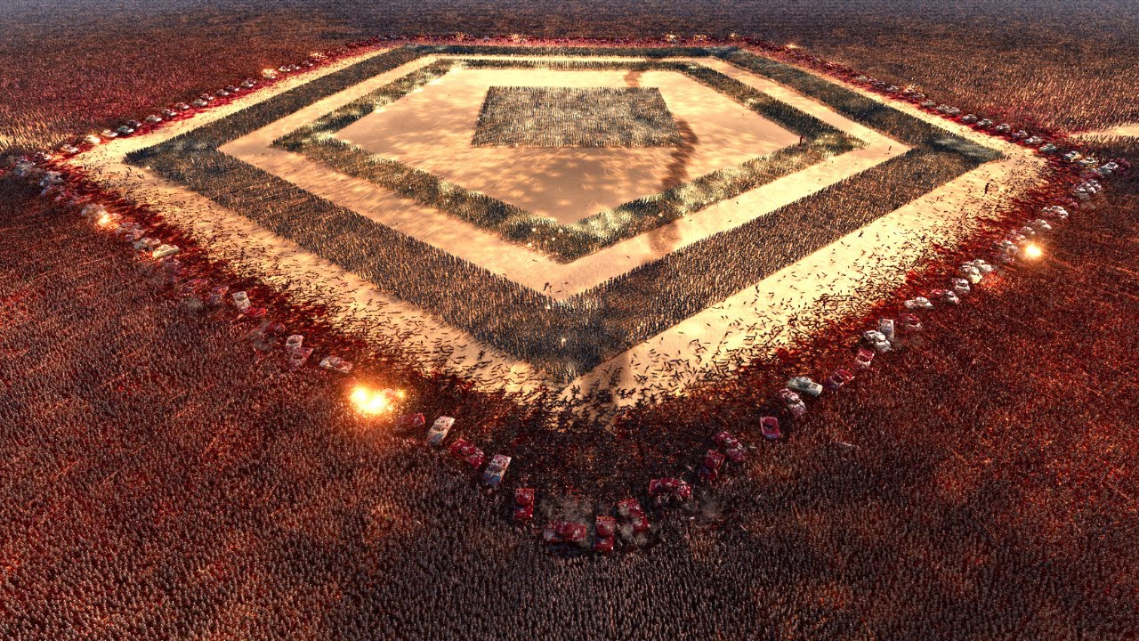 2,000,000 Orc Warriors attack MODERN ARMY - Epic Battle Simulator 2 ...