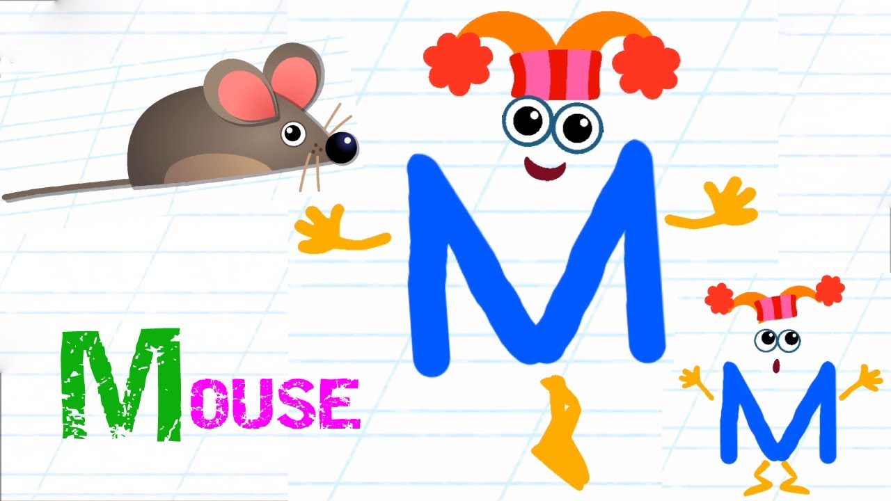 Letter M | ABC Alphabet Song and Game | M for Mouse | Bini Super ABC ...